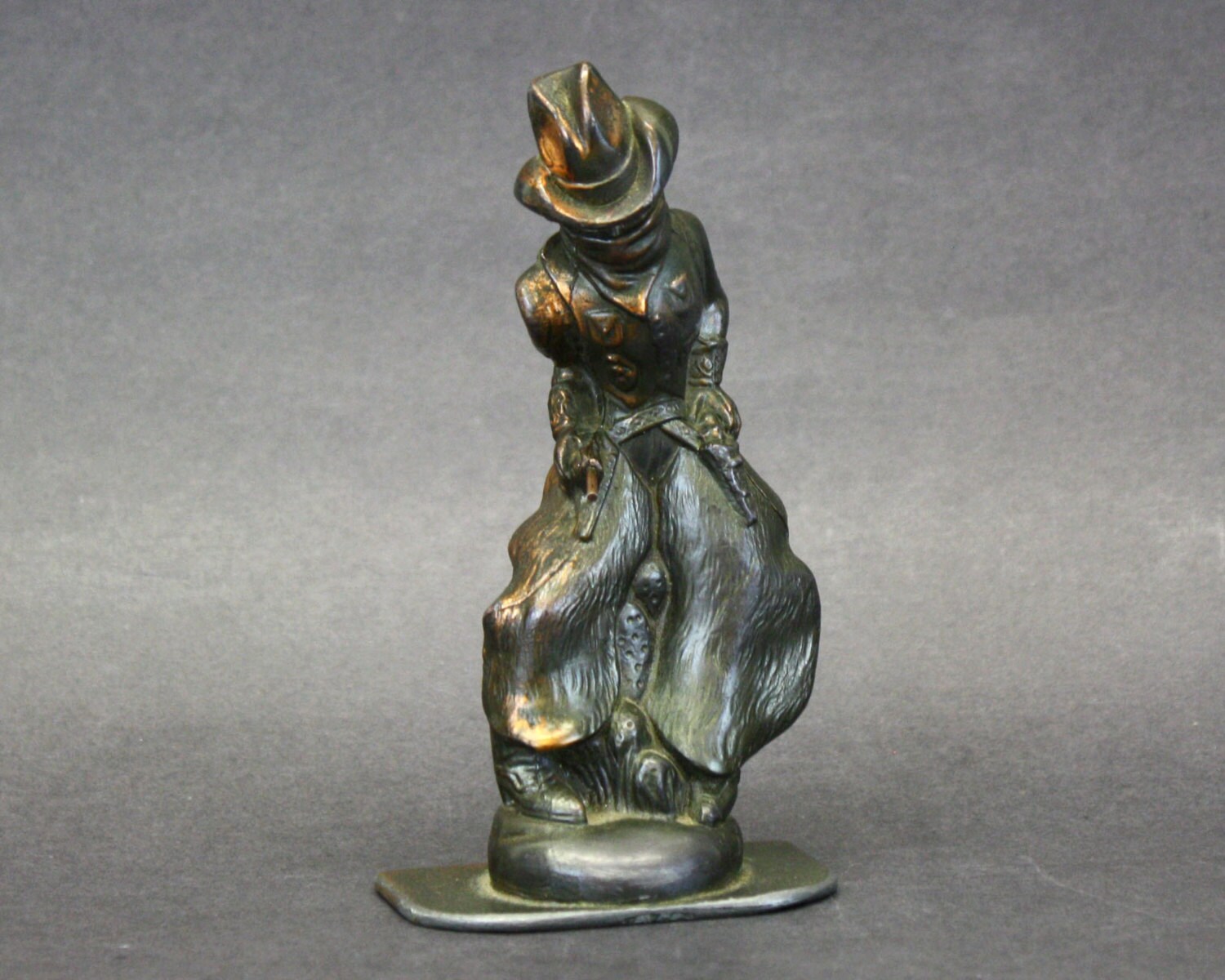 Vintage Gunslinger 1950’s Copper Plated Cactus Figurine (E7844) - Etsy