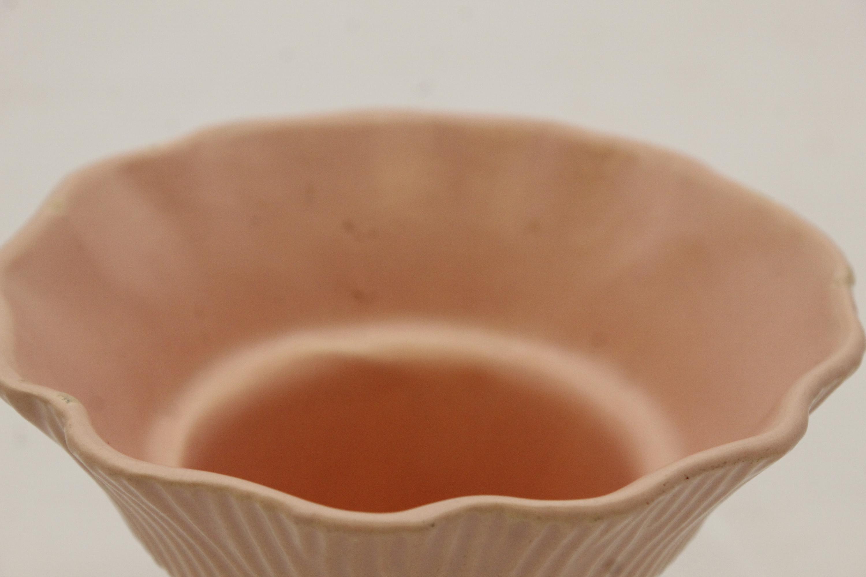 Vintage Miramar California Pink Pottery 1950s Planter With Matte Finish ...
