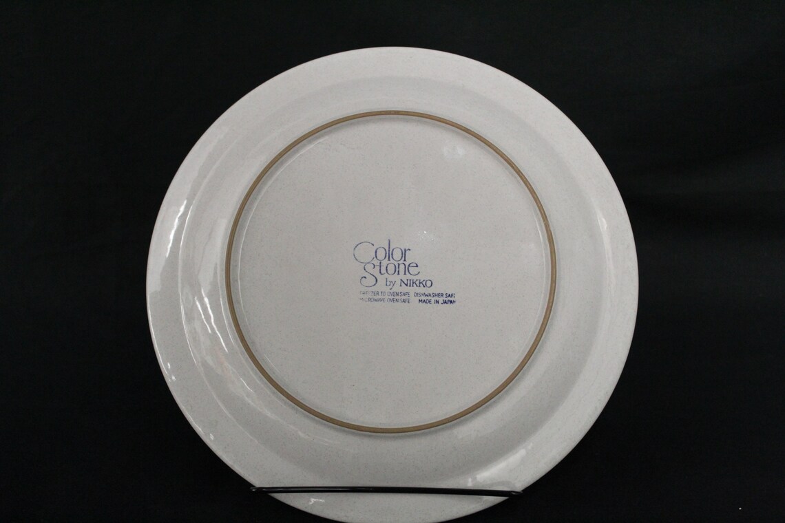 Vintage Color Stone by Nikko Pink Floral Dinner Plates Set of | Etsy