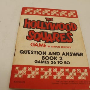 Vintage Hollywood Squares 1980 Board Game (S1650) - Etsy