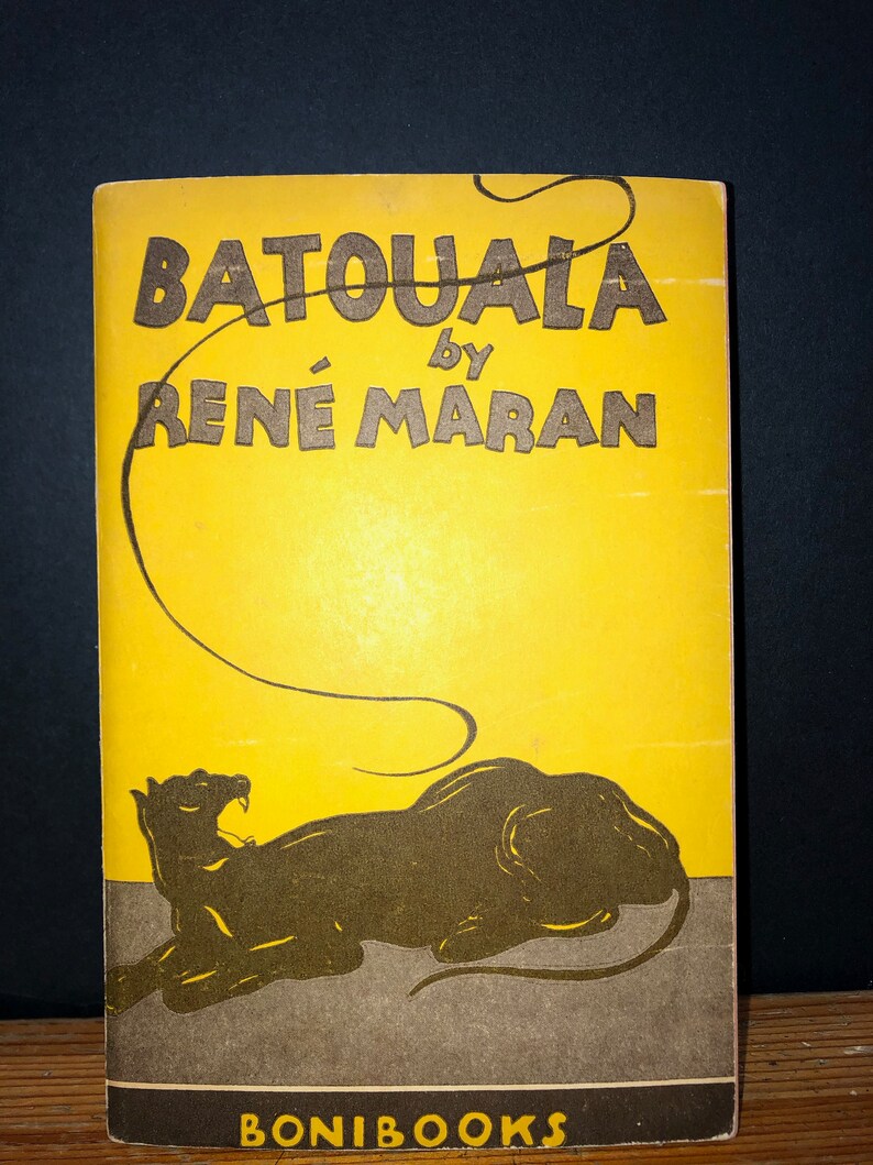 Vintage 1922 Boni Books 'batouala' by Rene Maran - Etsy