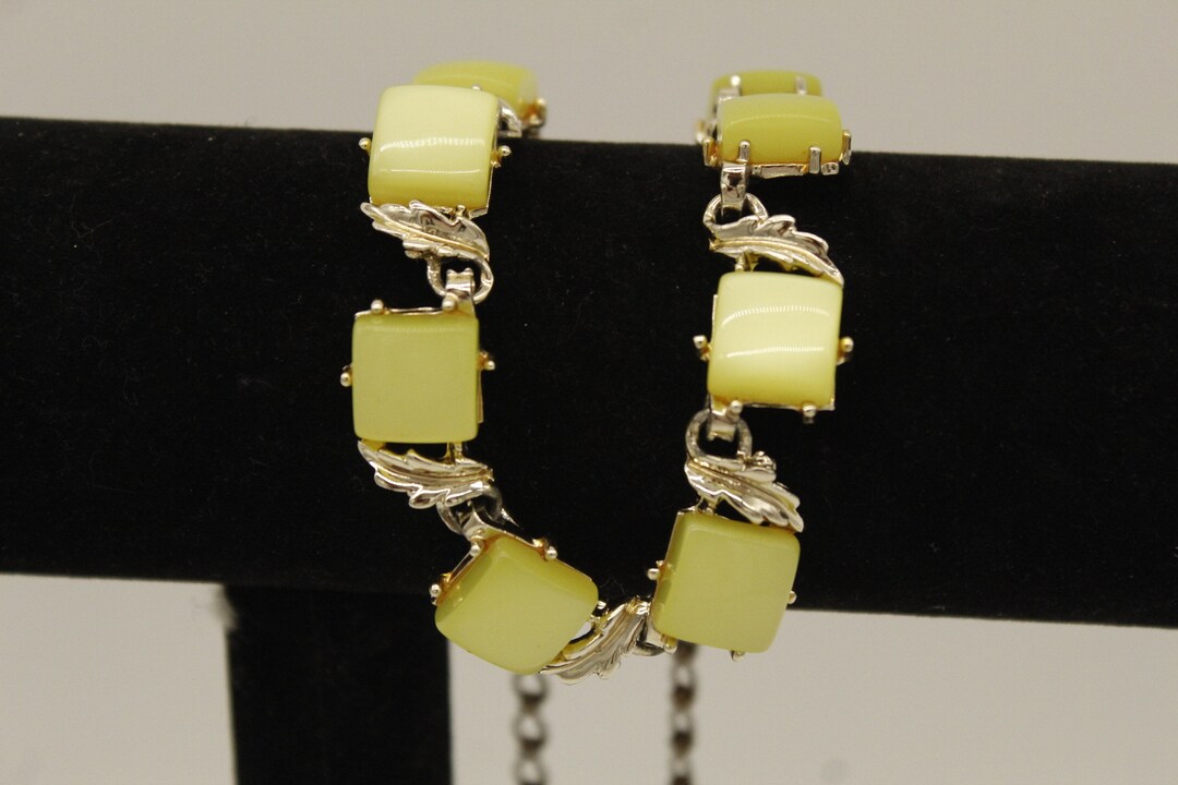 Vintage Yellowstone Squares Gold Tone Necklace (V8795) - Etsy