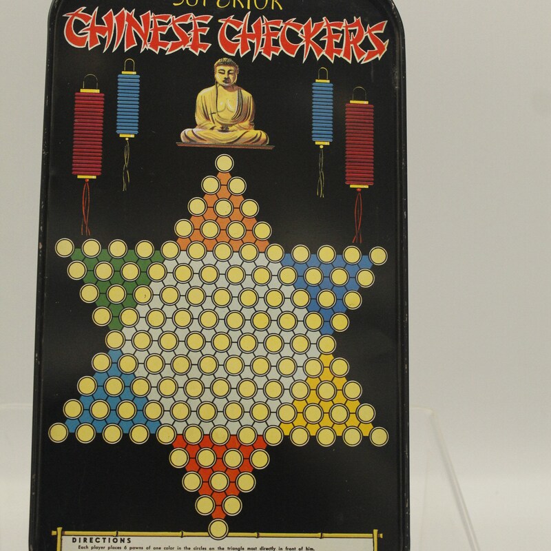 Chinese Checkers Tin - Etsy