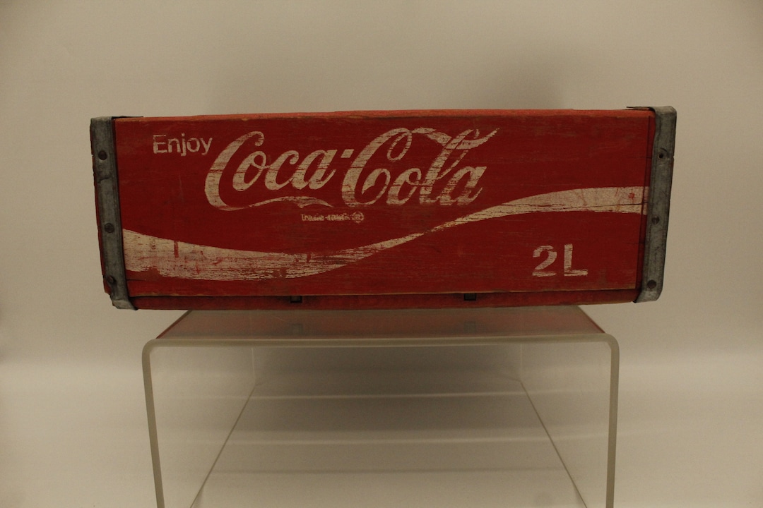 Vintage Coca Cola Advertising Wood Crate 2L With Inserts (V9186) - Etsy