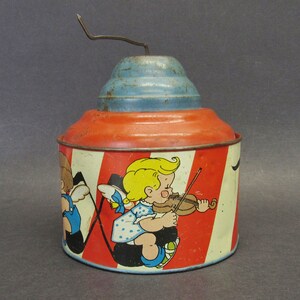 Vintage Ohio Arts 1940s Lithographed Steel Music Box Toy (E10759) - Etsy