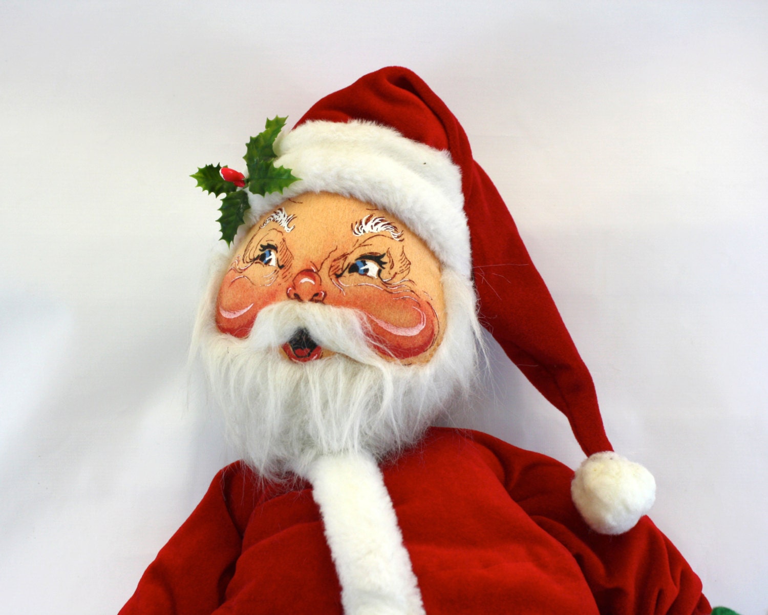 Vintage 1983 Large Annalee Santa Claus Doll with Sack and Pipe - Etsy 日本
