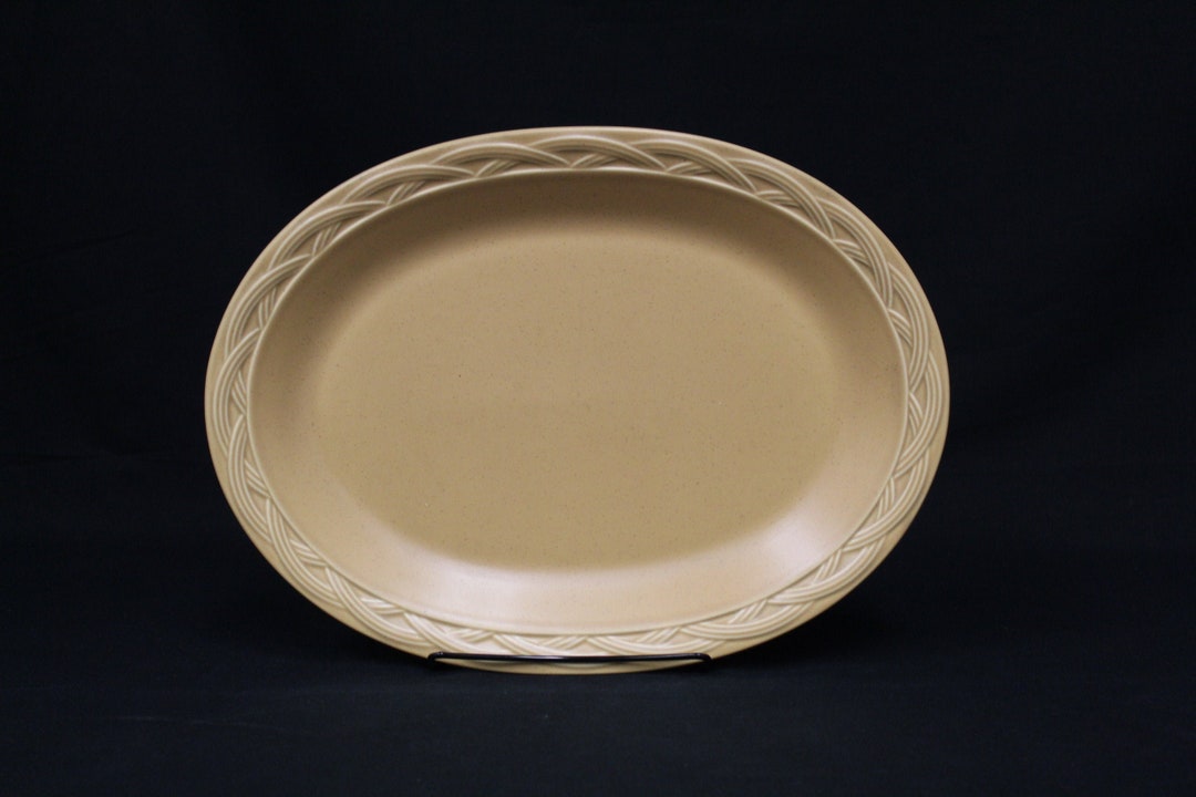 Vintage Acadia Wheat Gold Oval Platter (V1911) - Etsy