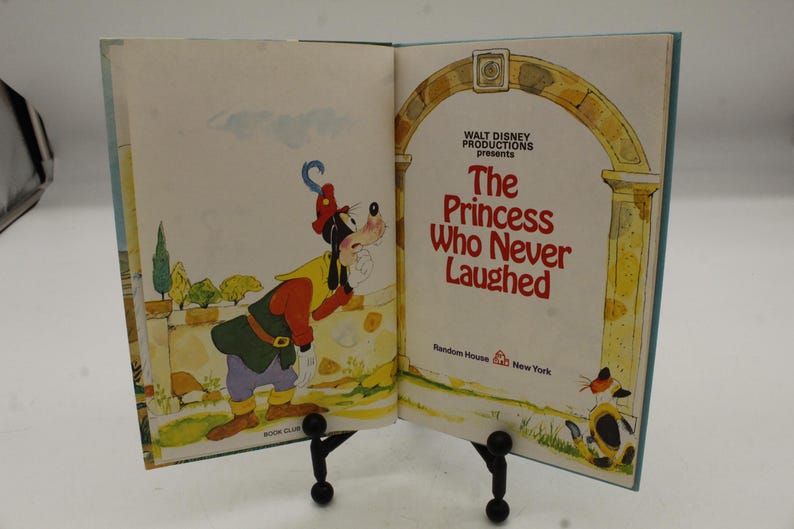 Vintage Disney's 'the Princess Who Never Laughed' 1974 Hardcover Book ...
