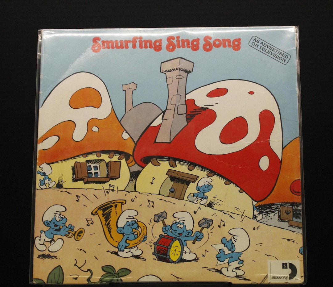 Vintage Smurf Sing Song 1980 Album Vinyl Record (S1596) - Etsy