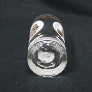 Vintage Andrew Jackson Black, Gold and White Bar Drinking Glasses ...