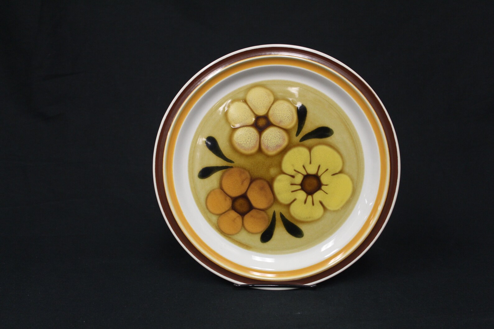 Vintage Chadd's Ford Set of Two Stoneware Dinner Plate - Etsy