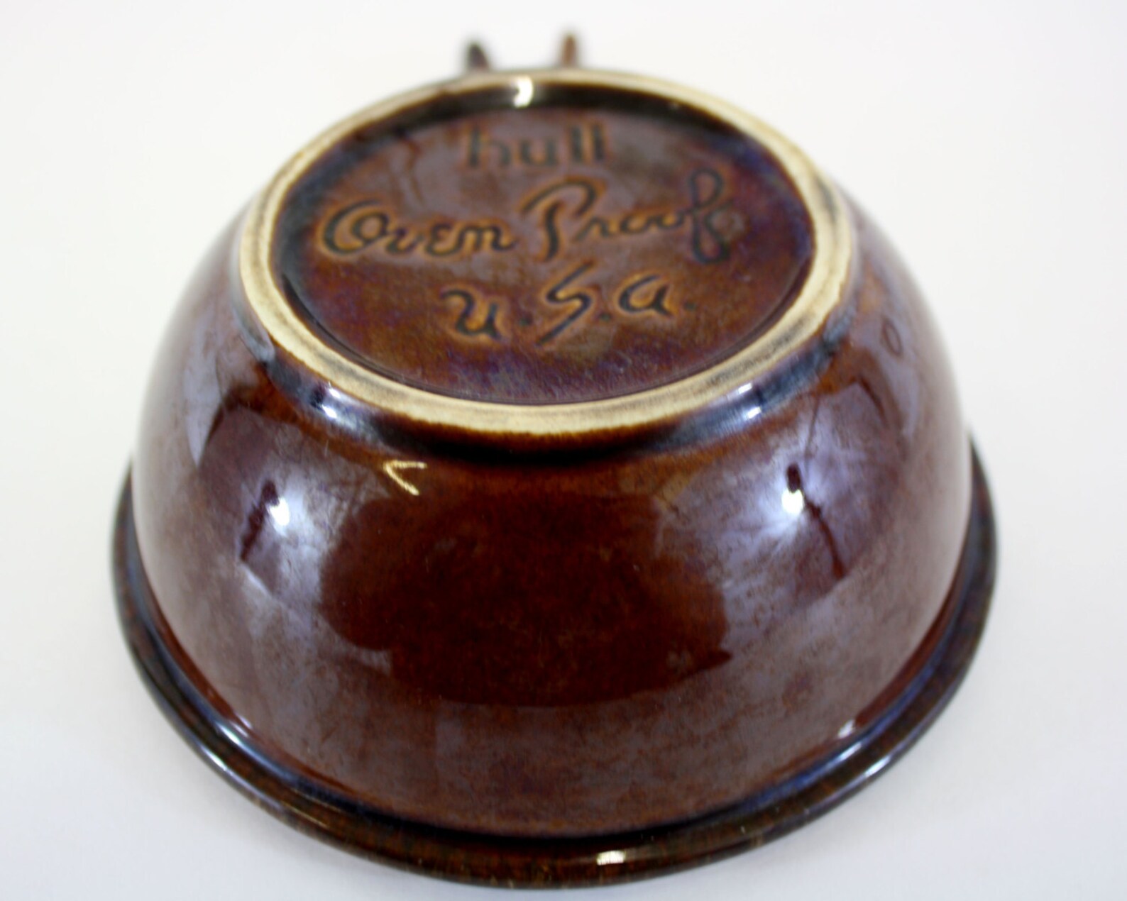 Vintage Hull Brown Drip Glaze Handled Soup Crock (E6027) - Etsy