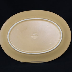 Vintage Acadia Wheat Gold Oval Platter V1911 | Etsy