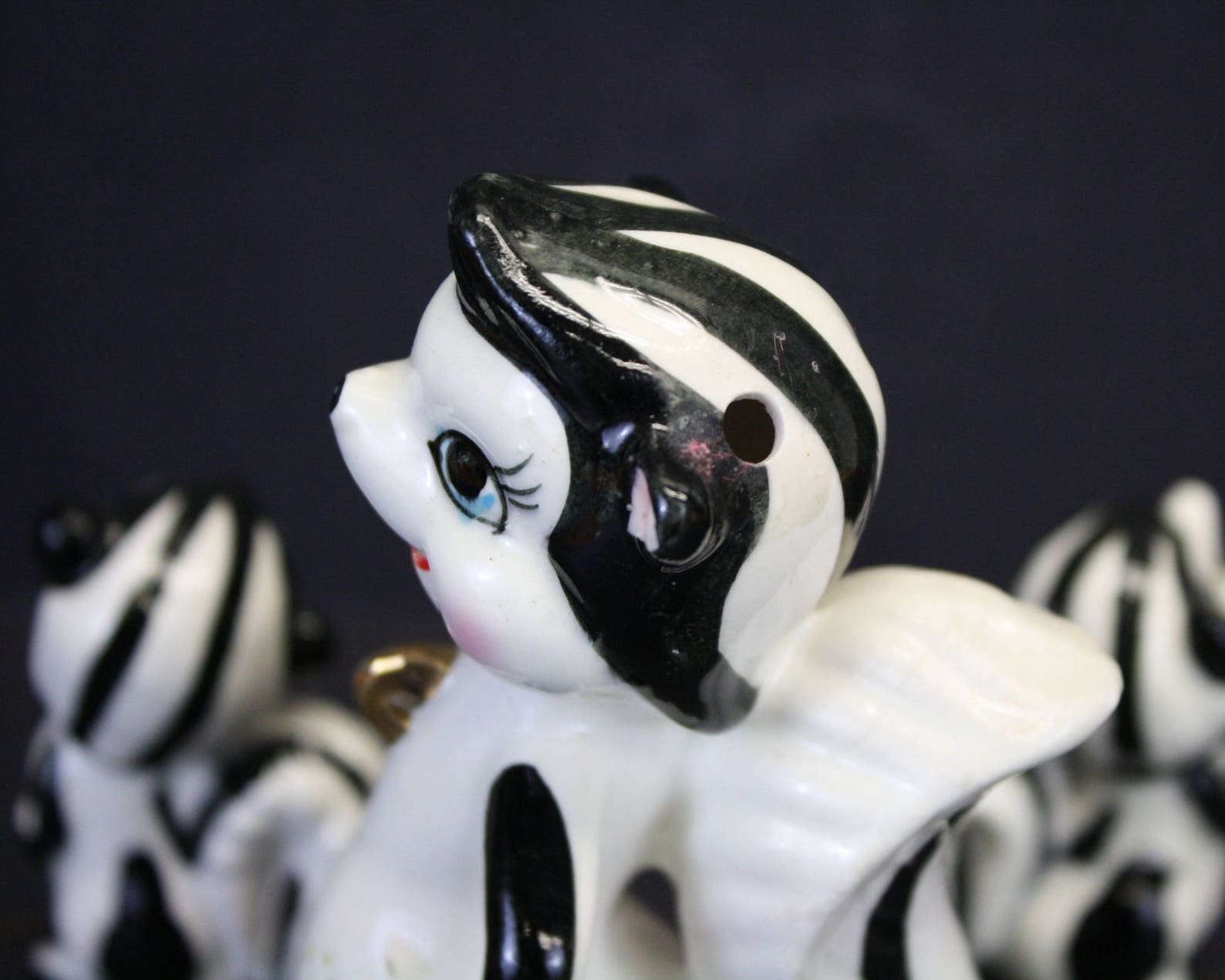 Vintage Cute Anthropomorphic Kitsch Skunk Chain Figurine Set - Etsy
