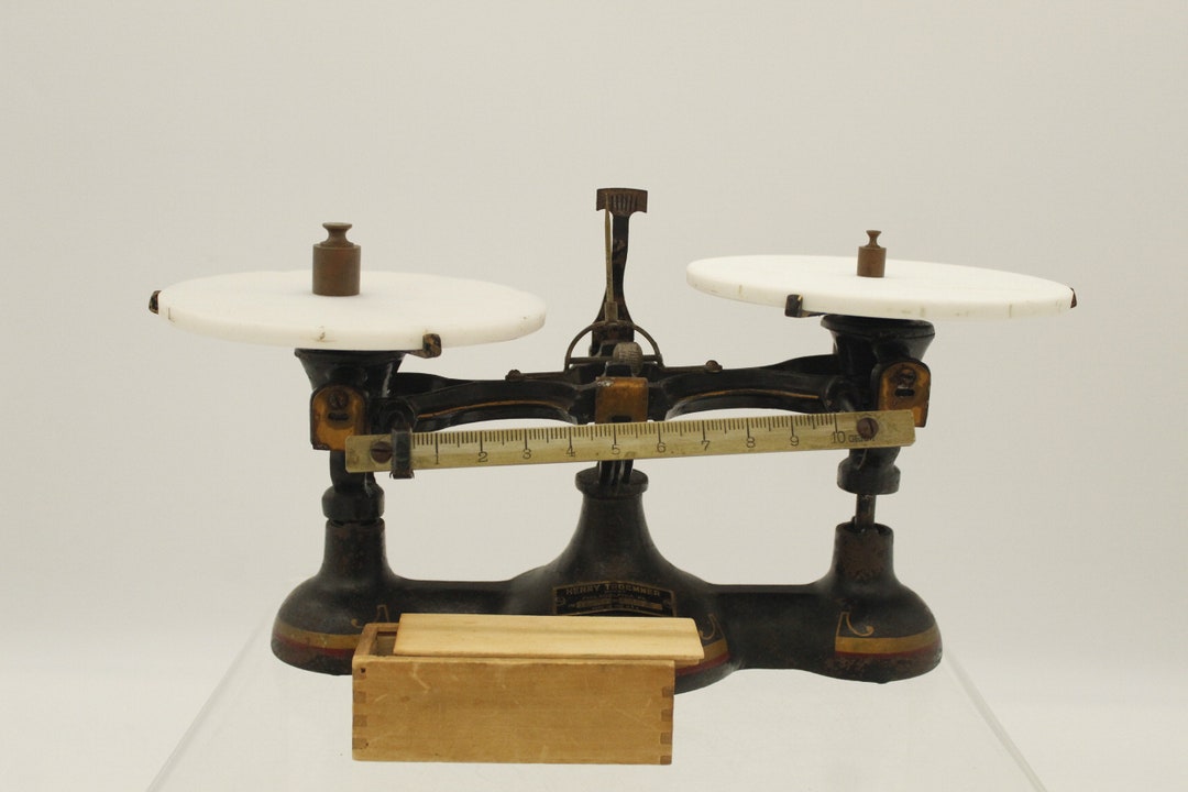 Vintage Antique Henry Troemner USA Scale Table Top Cast Iron (V9660) - Etsy