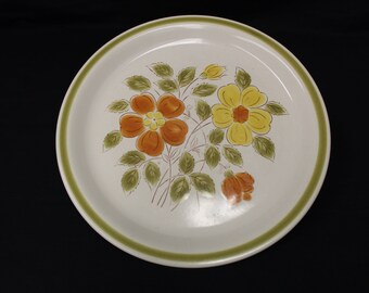Green Rim Dinner Plate - Etsy