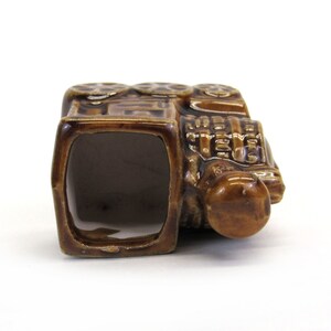 Vintage Train Shaped Brown Toothpick Holder (E10521) - Etsy