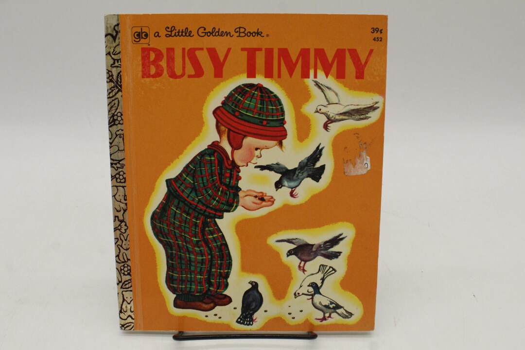 Vintage Busy Timmy Golden Book Hardcover Book (S3772) - Etsy