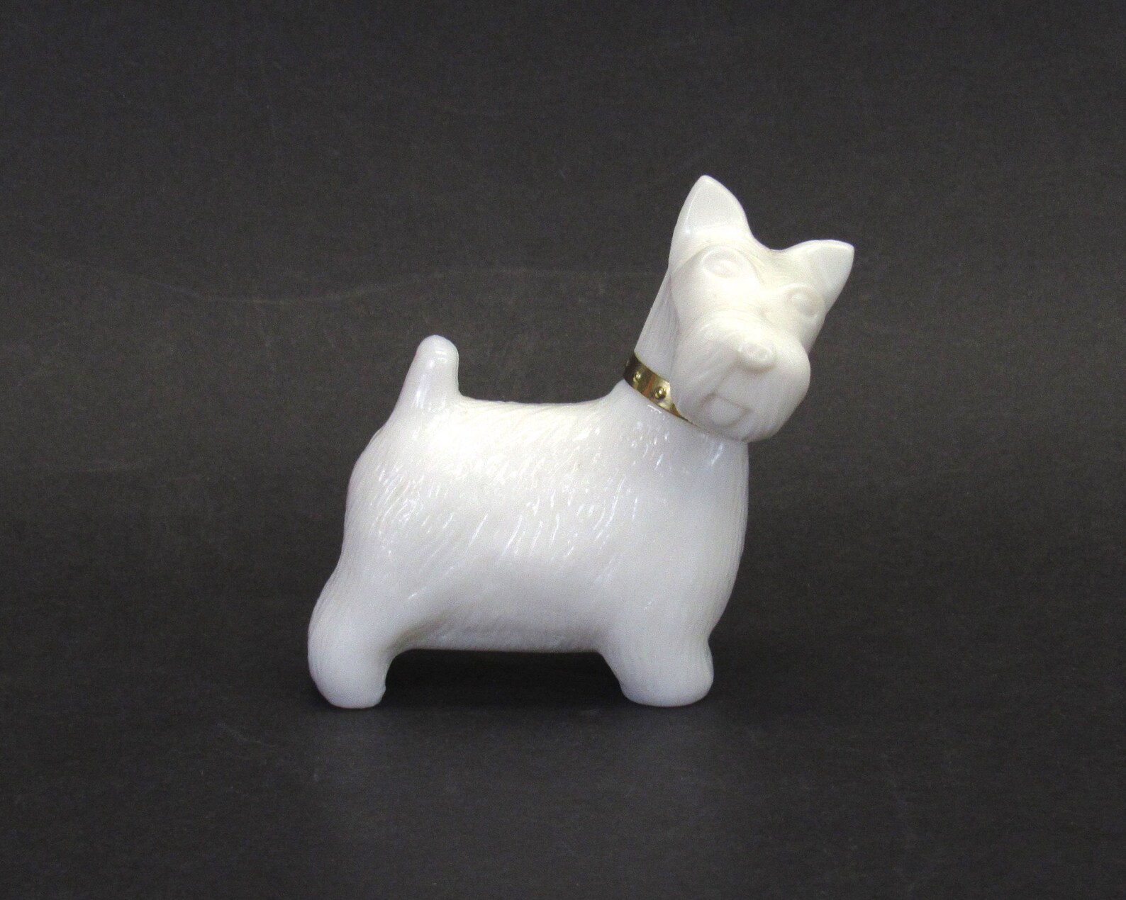 Vintage Avon Milk Glass Scottish Terrier Cologne Bottle - Etsy