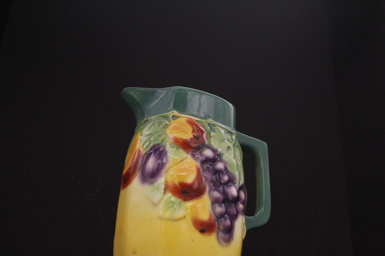 Vintage Bern B. Boch 1930’s Pitcher Hand Painted Czechoslovakian (S1864 ...