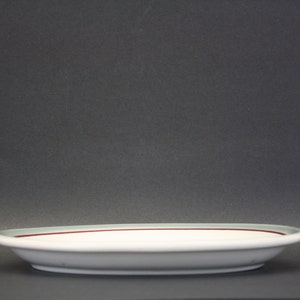 Vintage Walker China Small White Platter With Blue and - Etsy