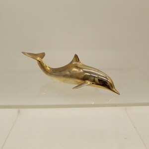 Vintage Brass Dolphin 7" Figurine (S237) - Etsy