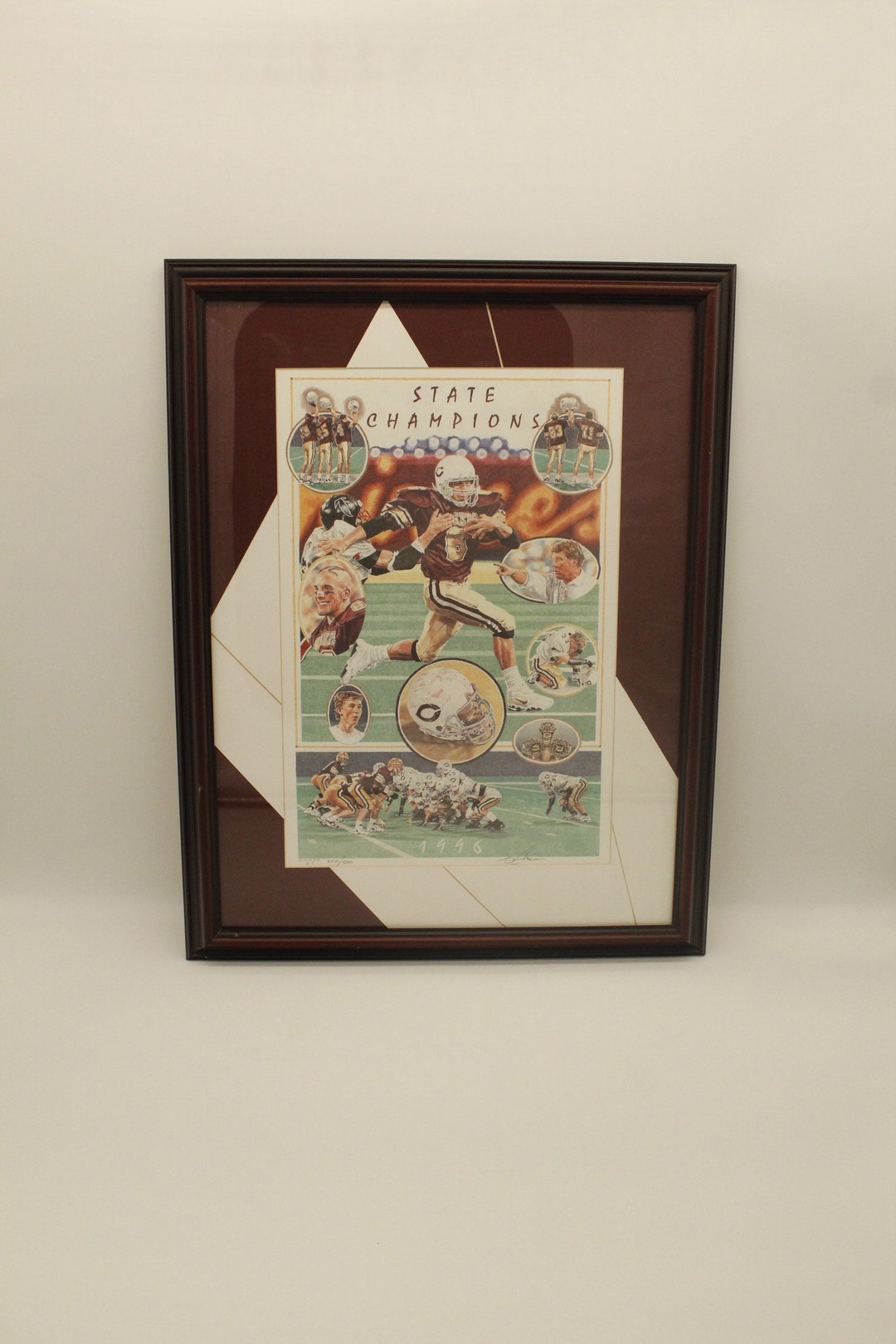 Vintage Clatfield Minnesota Gophers State Champions 1996 Framed Print ...