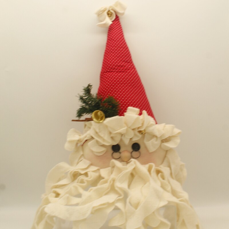 Santa Head Wall Hanging - Etsy