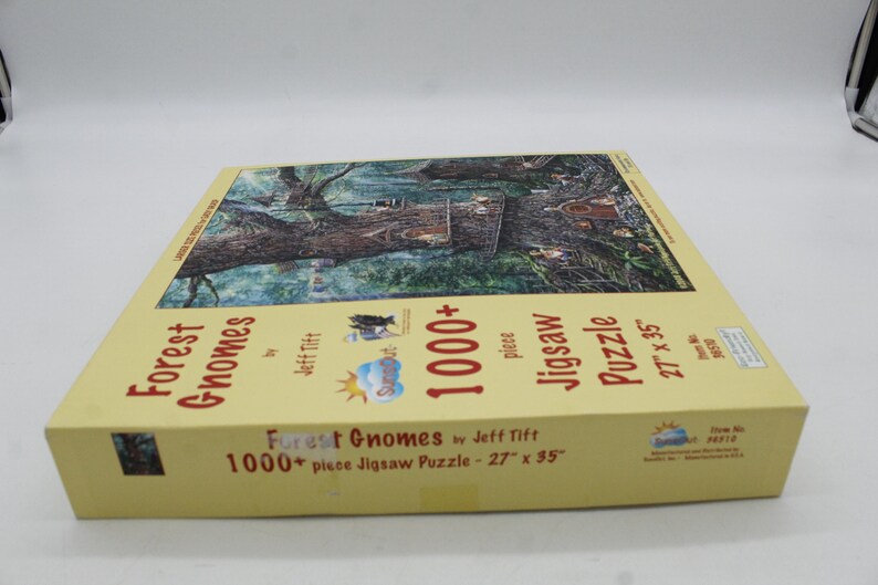 Vintage Jigsaw Puzzle Forest Gnomes 27x35 Jeff Tift 1000 Pc (S4013) - Etsy