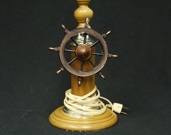 Ships Wheel Lamp - Etsy