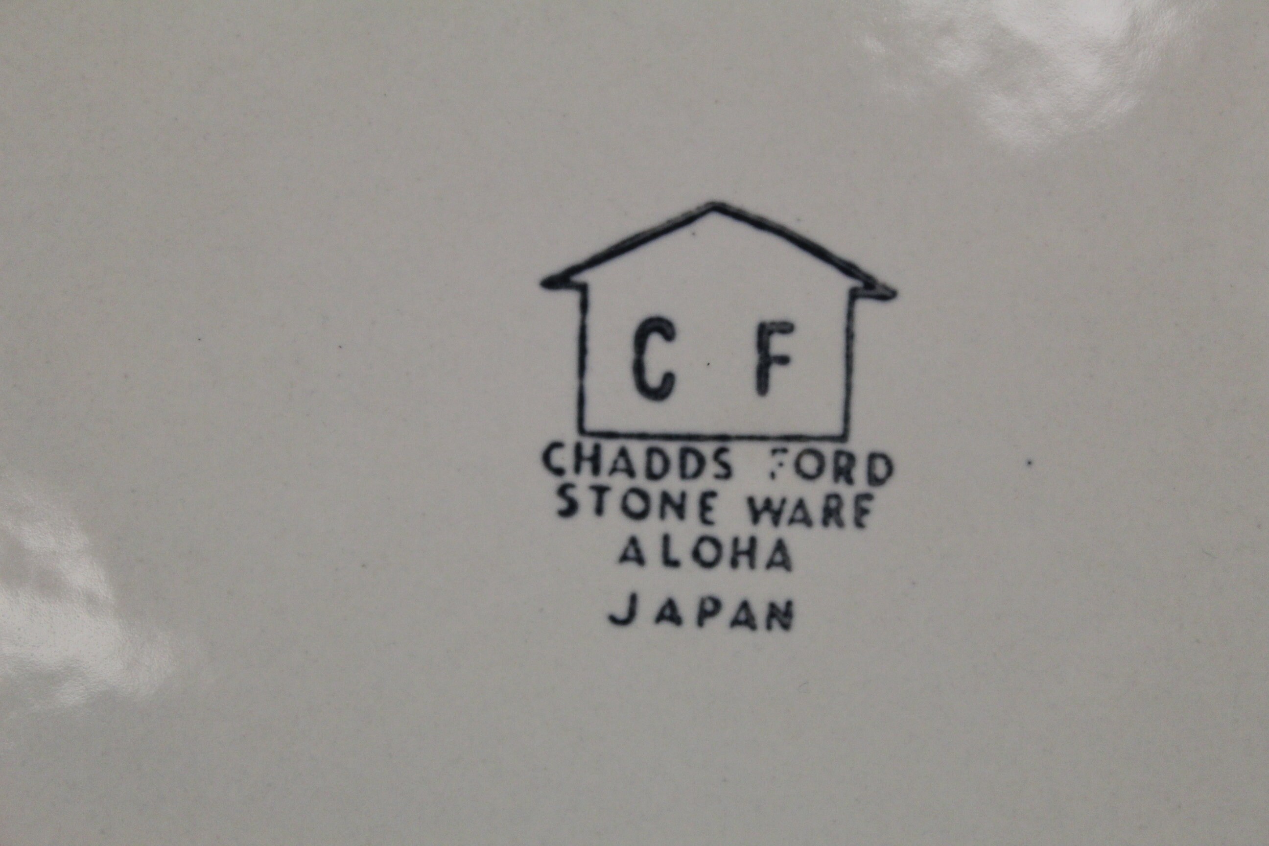 Vintage Chadd's Ford Set of Two Stoneware Dinner Plate | Etsy