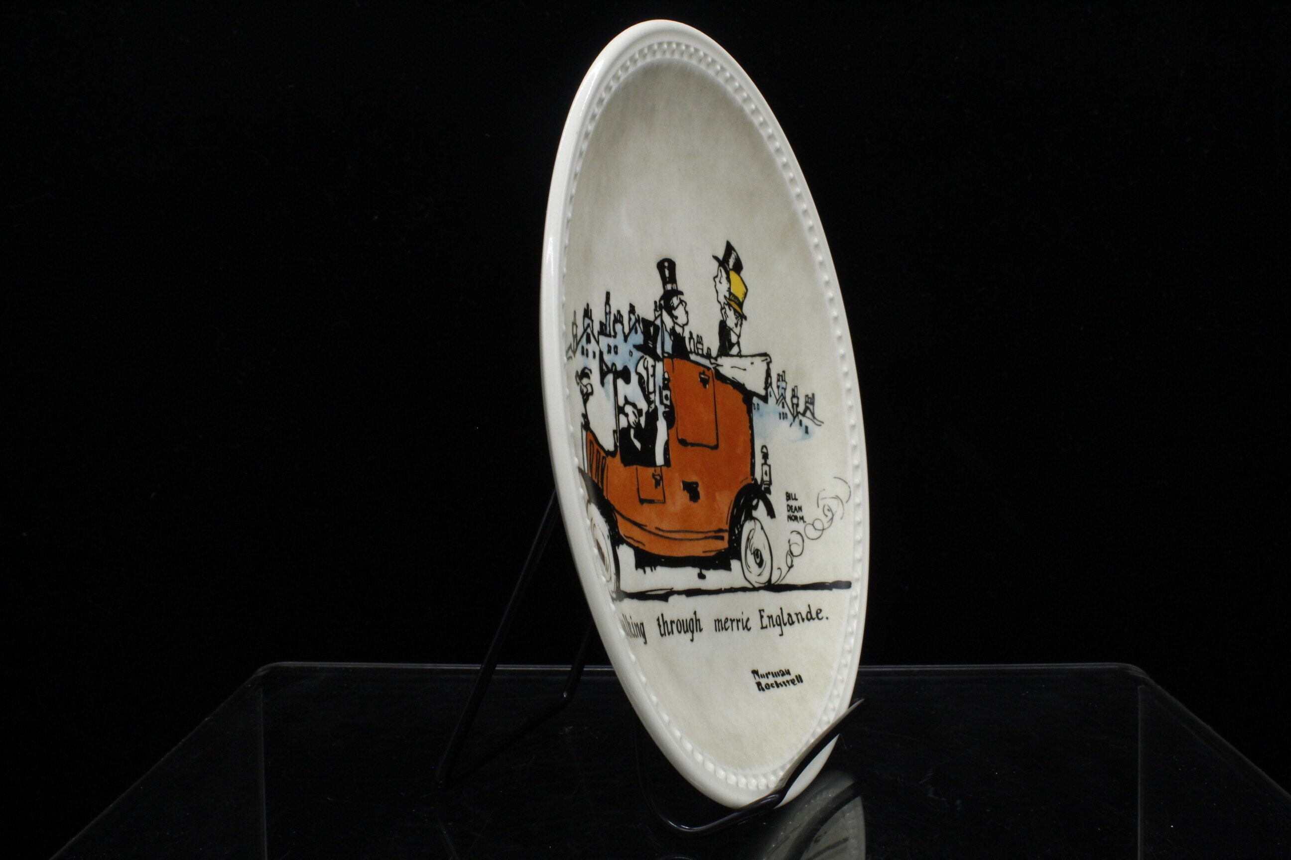 Vintage Norman Rockwell 1982 'merry England' Plate (V7599) - Etsy