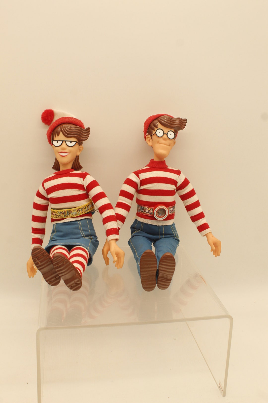 Vintage 1991 Kazam Mattel Where's Waldo and Wilma Doll Set With Optional Belts S706 - Etsy