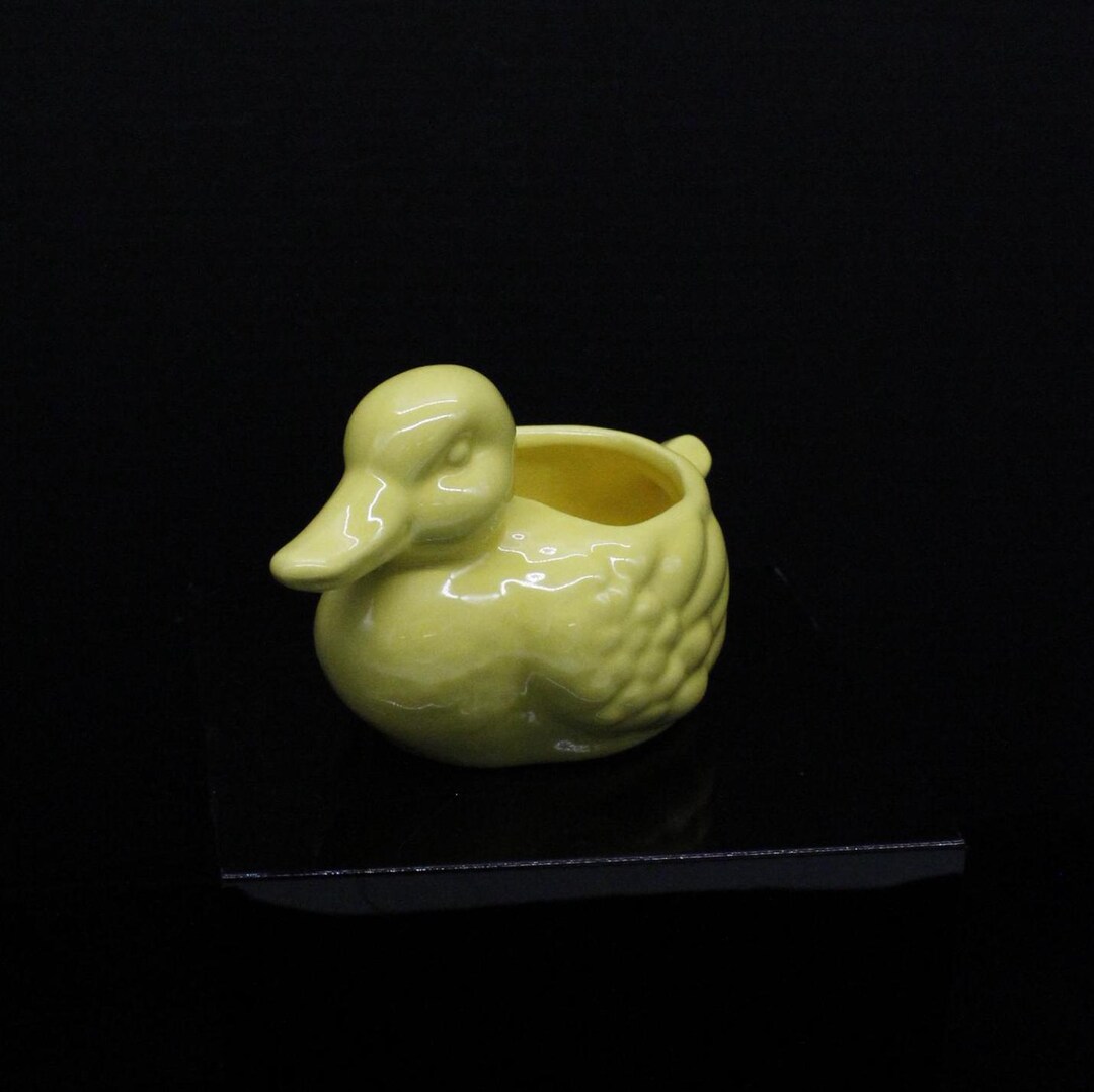 Vintage Haeger USA Yellow Duck Ceramic Planter (S2402) - Etsy