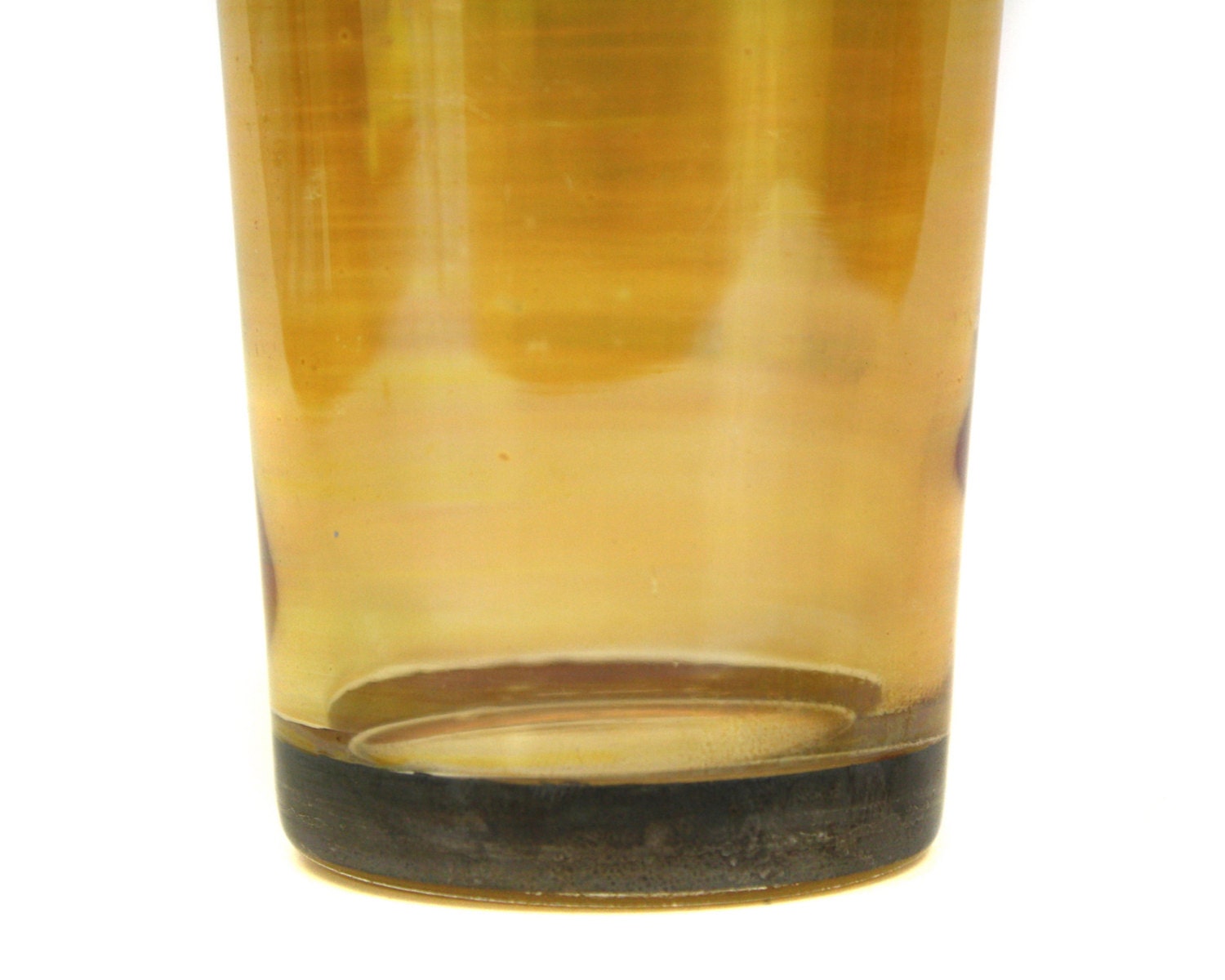 Vintage Amber Lusterware Glass With Silver MCM Pattern (E4752) - Etsy