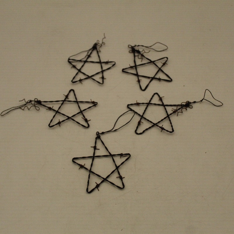 Barbed Wire Star - Etsy