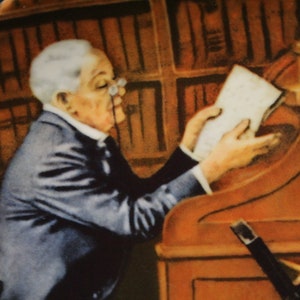 Vintage 1986 Norman Rockwell 'the Professor' Knowles China Collectible ...