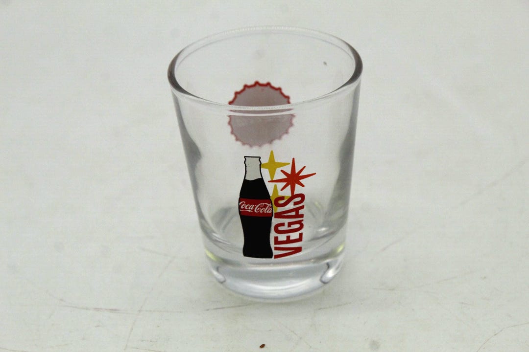 Vintage Rare Vegas Coca Cola Shot Glass (S3178) - Etsy