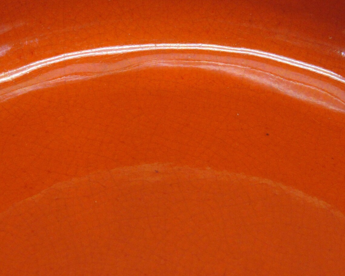 Vintage Burnt Orange Handled Ceramic Casserole Dish E10532 - Etsy