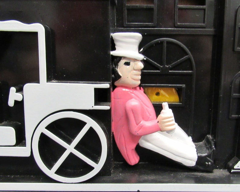 Vintage Light up Street Scene Novelty Clock With Drinking Man | Etsy