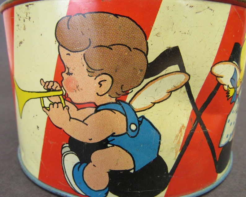 Vintage Ohio Arts 1940s Lithographed Steel Music Box Toy (E10759) - Etsy