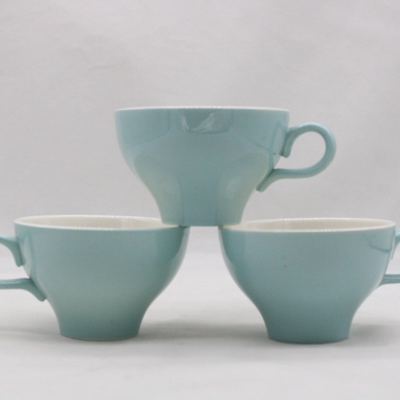 Turquoise Tea Cup - Etsy