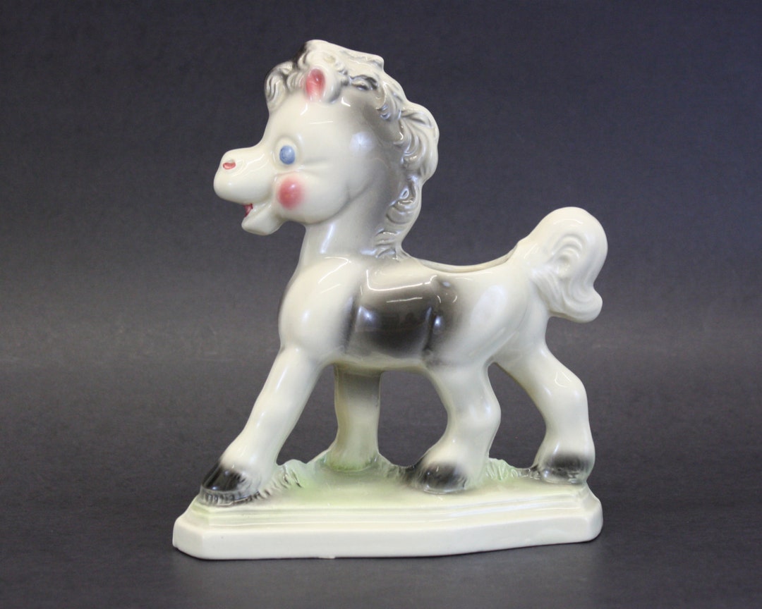 Vintage Rempel Pottery 'frisky Pony' Planter (E121) - Etsy