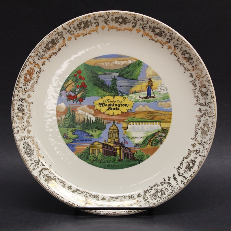 Souvenir Washington State Plates - Etsy