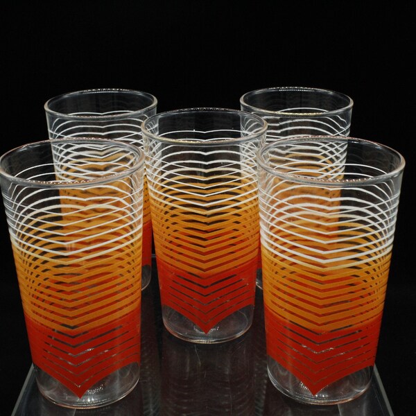 Striped Glasses - Etsy