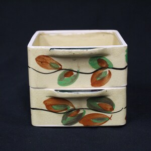 Vintage Japan Bento Ceramic Stacking Set of Two Boxes No Lid (V5049) - Etsy