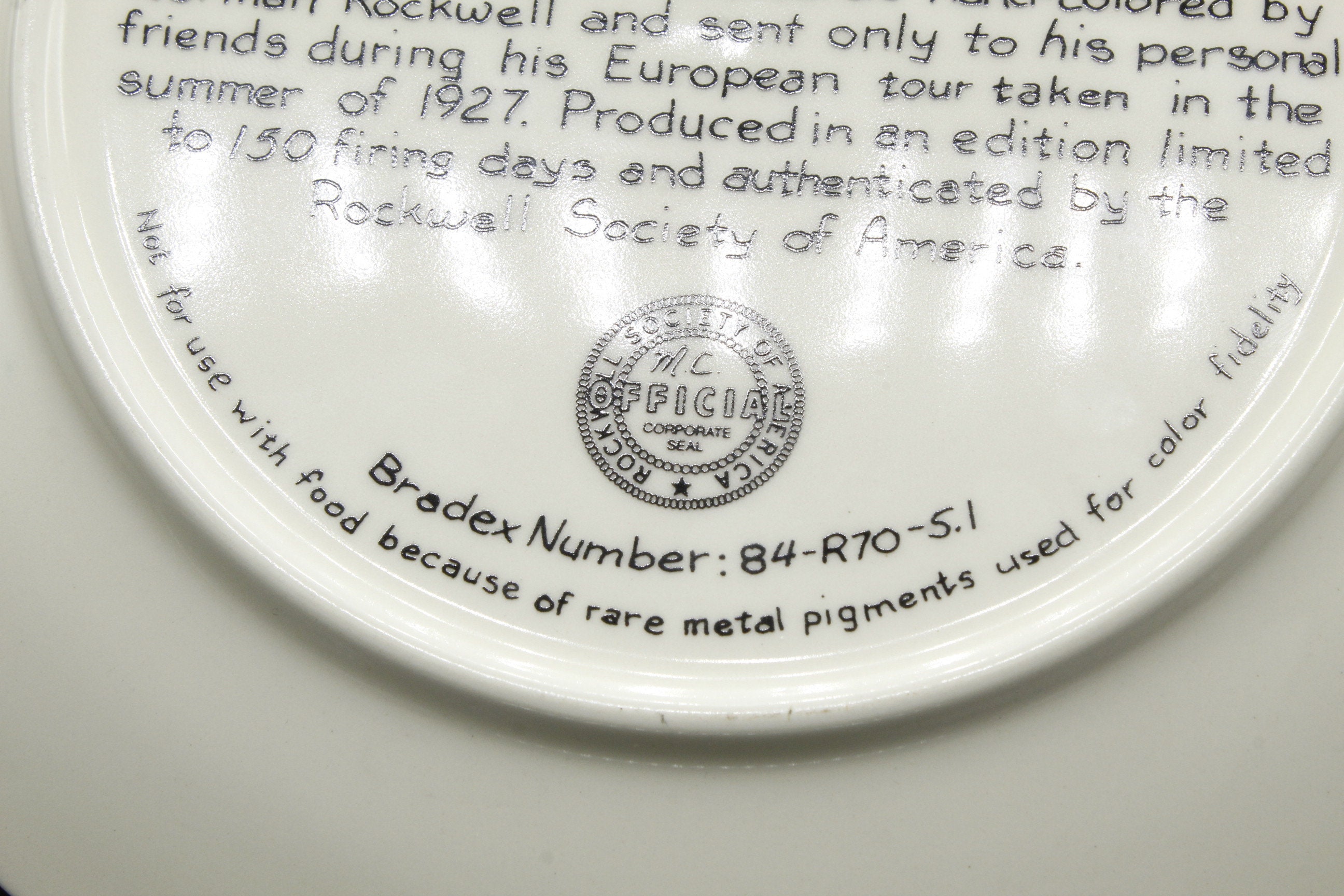 Vintage Norman Rockwell 1982 'merry England' Plate (V7599) - Etsy