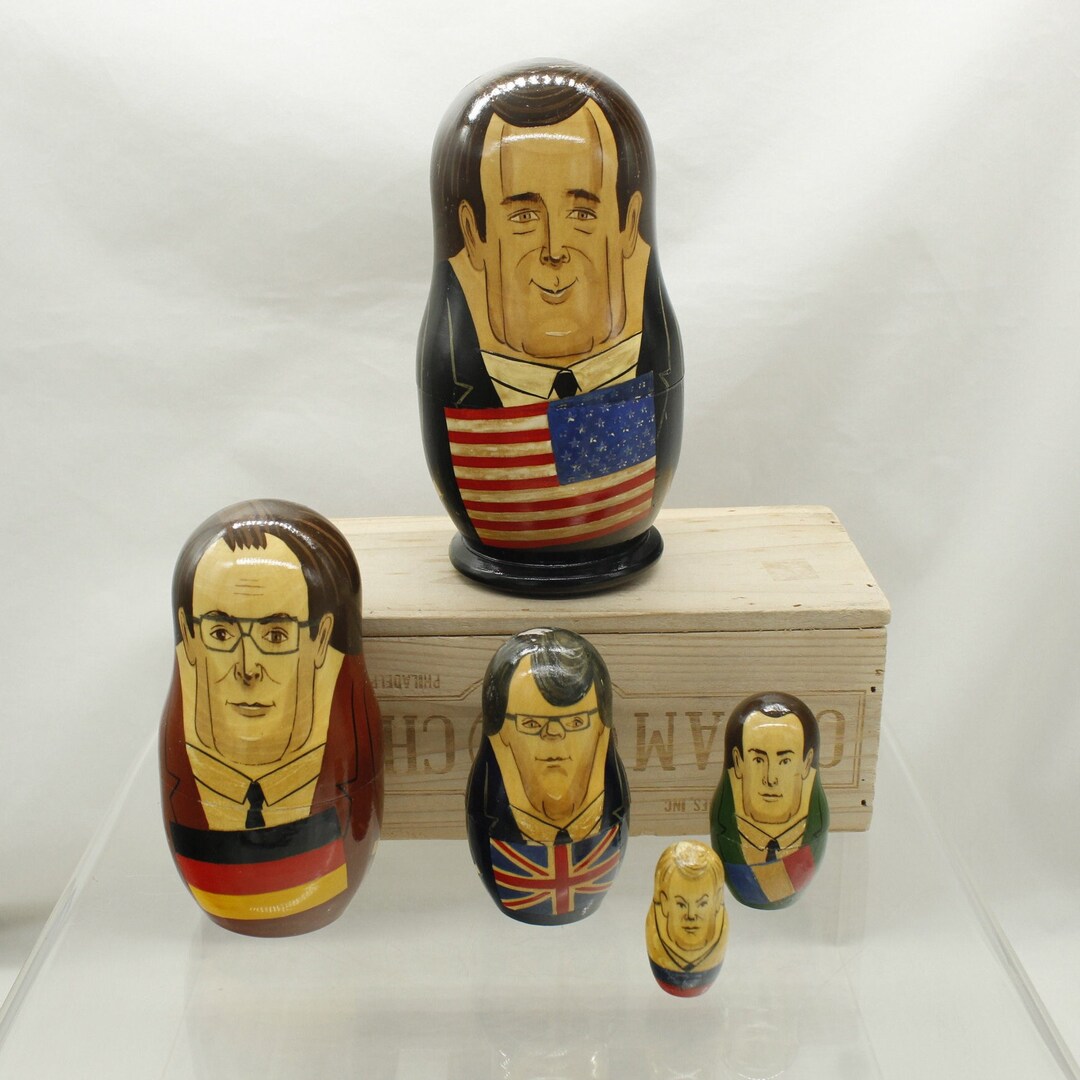 Vintage Matryoshka Soviet Era Dolls World Leaders (V8524) - Etsy