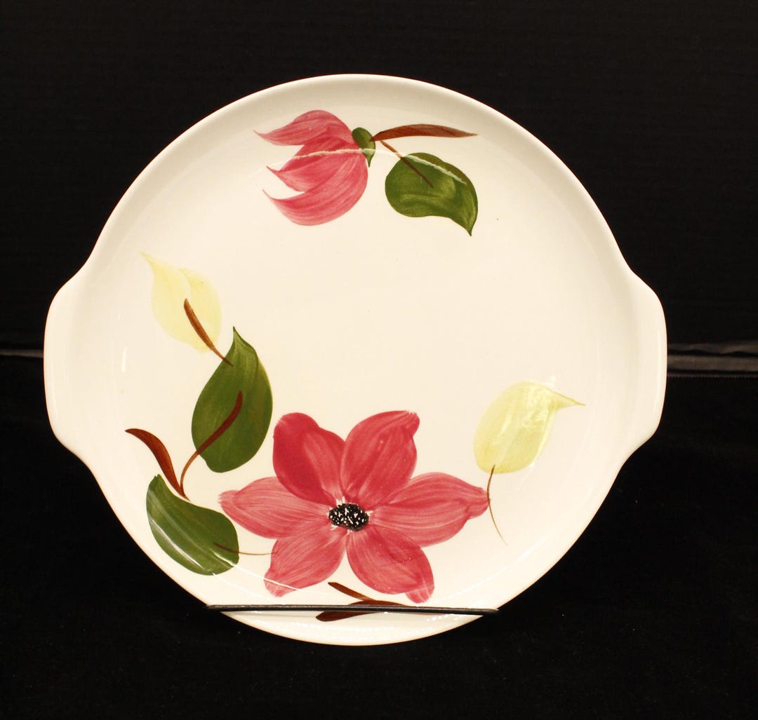 Vintage Stetson Rio California Hand Painted Floral Plate (S1754) - Etsy