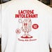 Lactose Intolerant Retro Design: Dairy-free Cartoon Art (digital ...